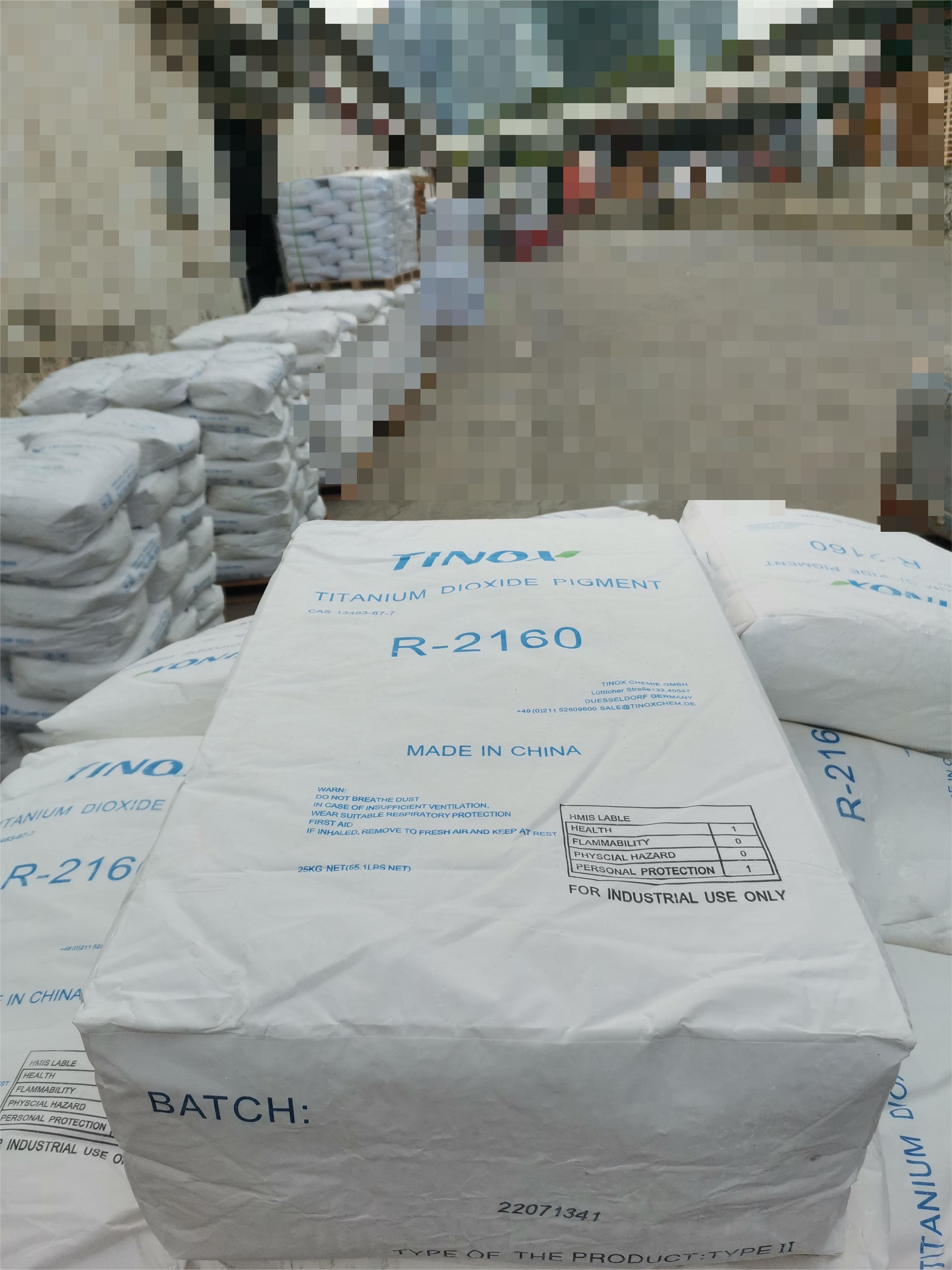 Strong Tinting Strength Tinox R-2160 Titanium Dioxide Rutile With Blue ...