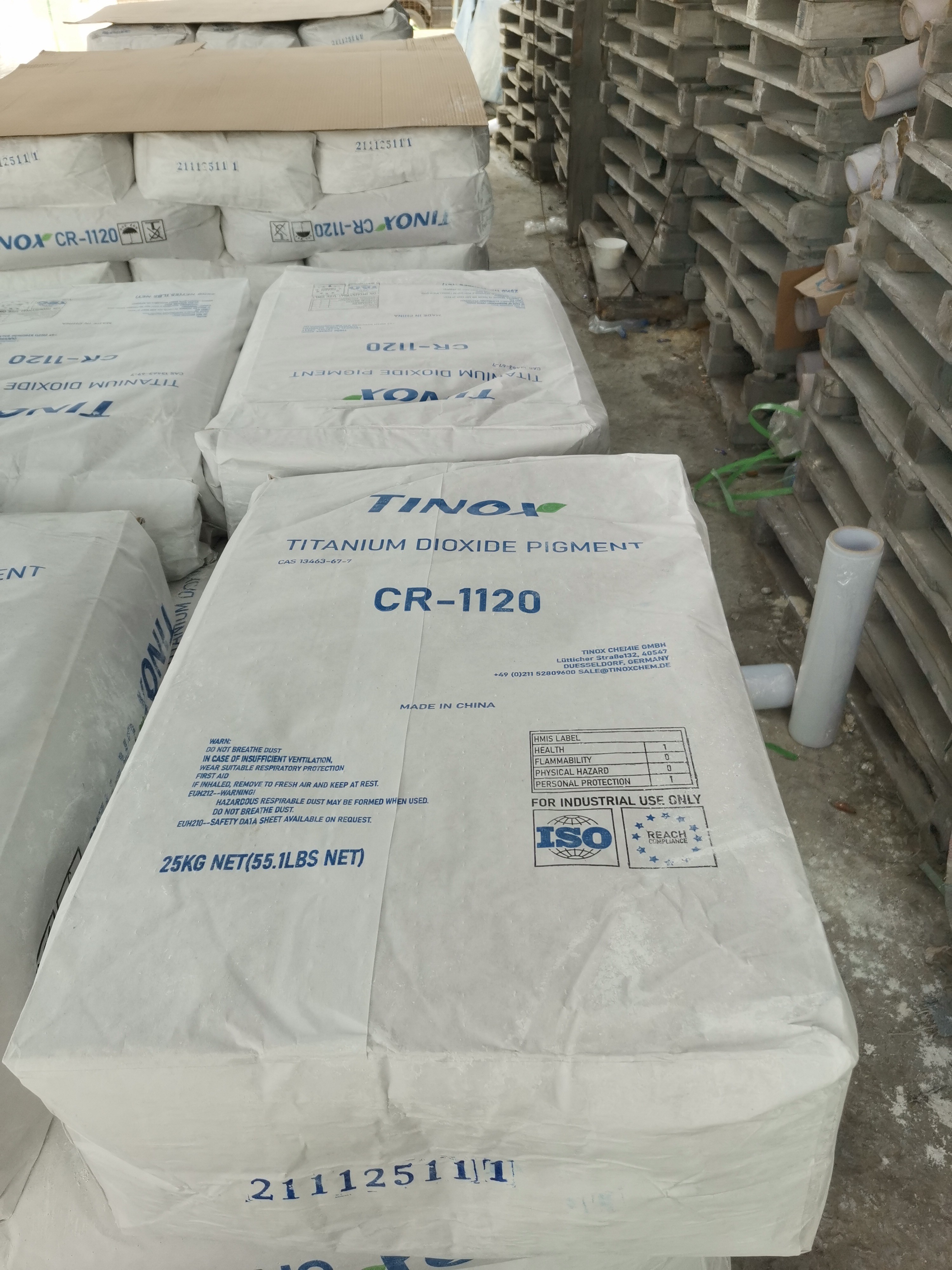 Tinox CR-1120 Chloride Process Titanium Dioxide Rutile TiO2 Pigment