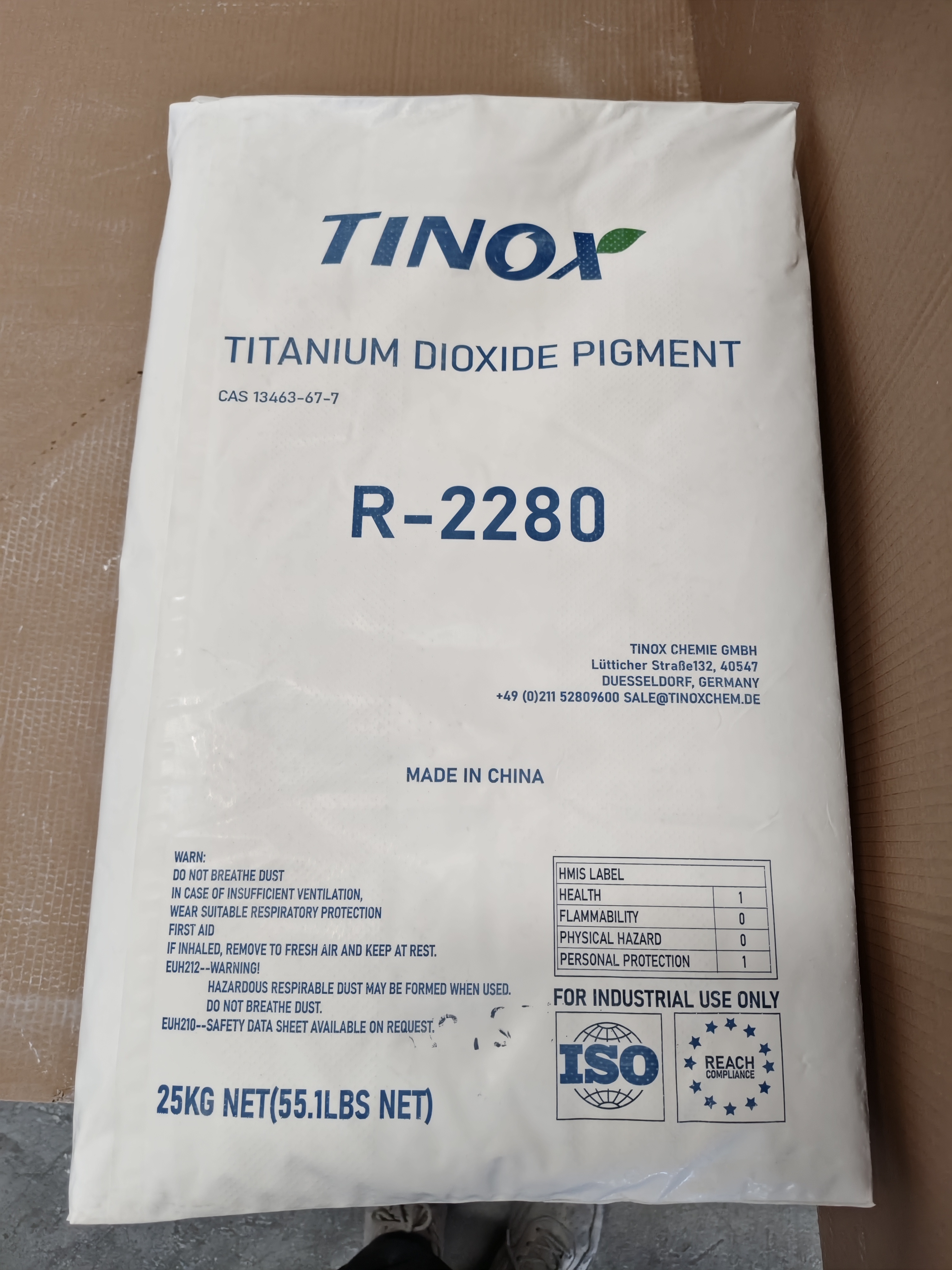 TINOX R-2280 Titanium Dioxide Rutile for Plastics